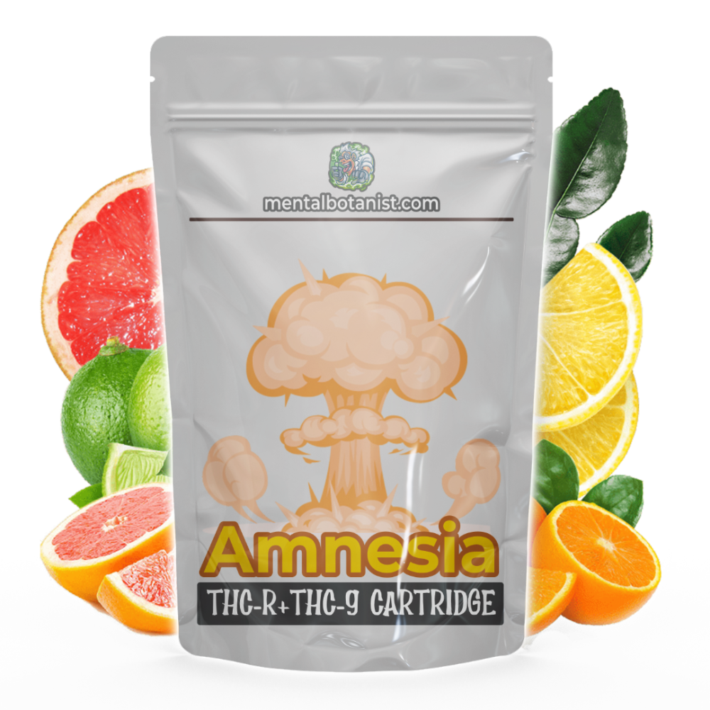 Mental Botanist | THC-R & THC-9 Cartridge Amnesia, 1ml | Natural ...